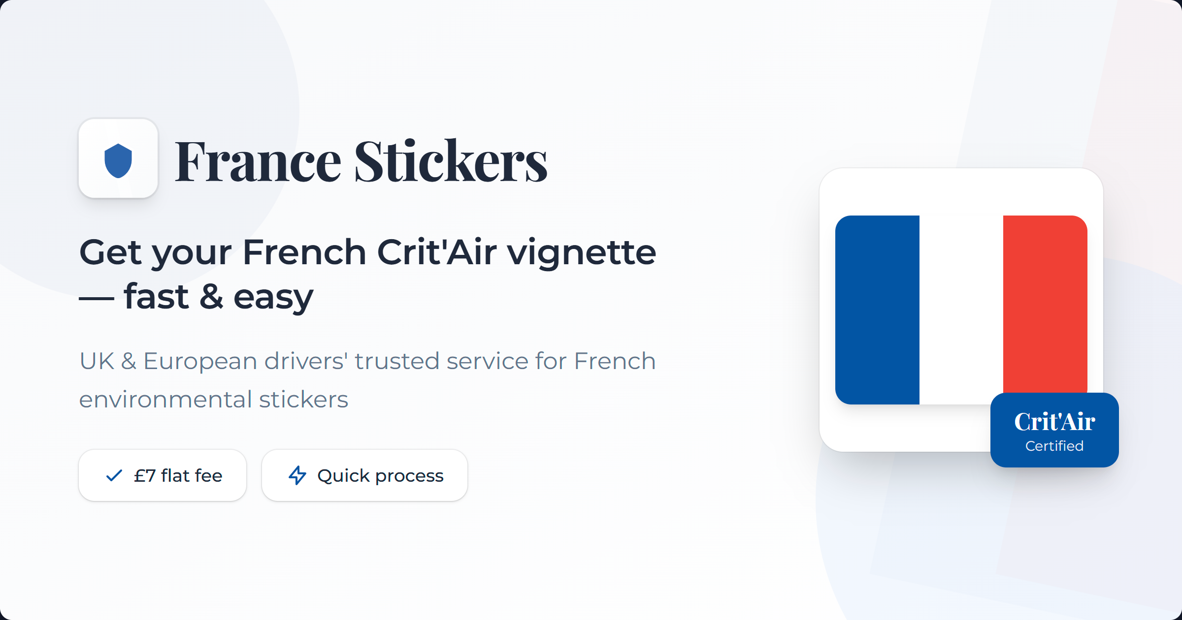 How Much Does a Crit'Air Sticker Cost? UK Price Guide